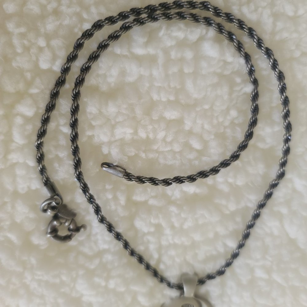 Men's Bico Australia Hook Pendant & Chain - Gem